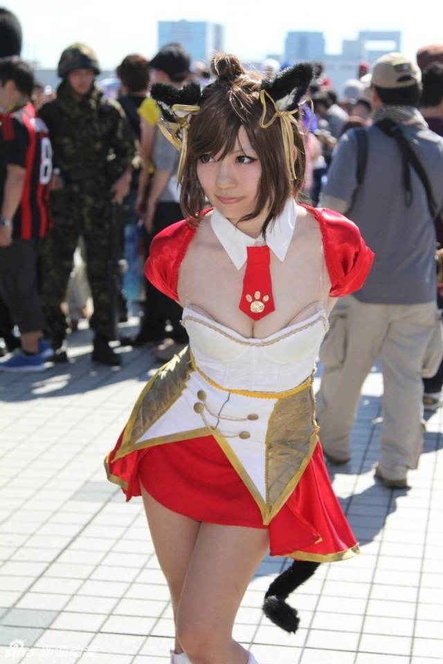 c82清凉性感风格cos欣赏，美腿美胸周末福利_新浪图片