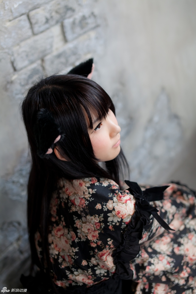 性感诱人小黑猫，人气美女coser enako写真集_新浪图片