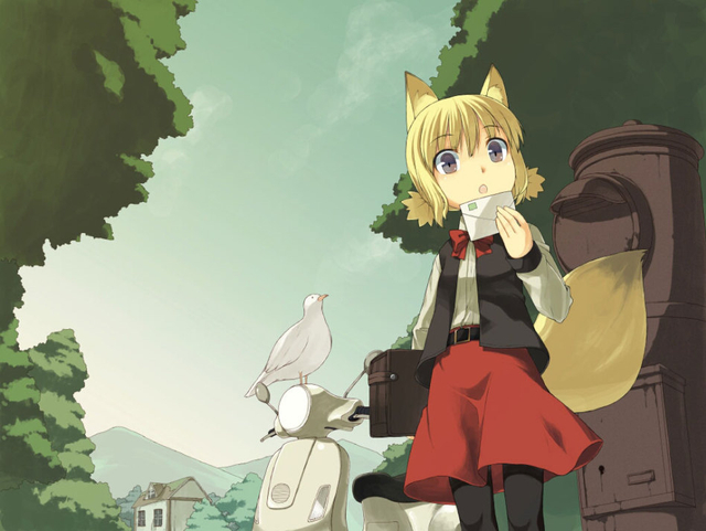 激萌娇俏小狐妖，二次元狐耳少女图集_新浪图片