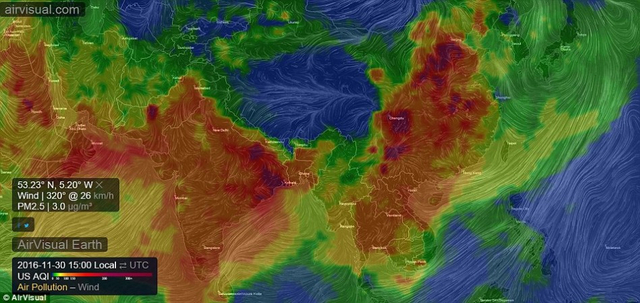 可以实时查看全球空气质量的AirVisual Earth_新浪图片