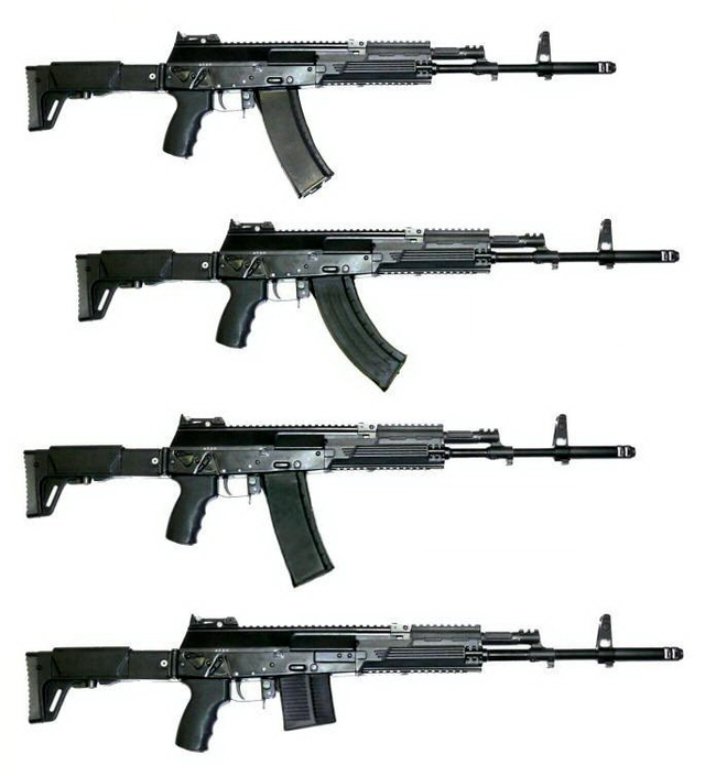 俄制最新型AK-12突击步枪实枪真容亮相_新浪图片