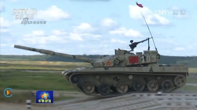 我军96B坦克在俄参赛表现出色 全靠这一先进系统_手机新浪网