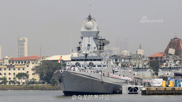 顶个球用啊！印度海军最强万国牌P15B驱逐舰_新浪图片